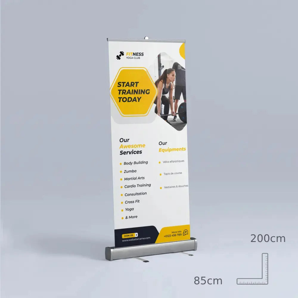 Impression Roll-Up Premium – Rapport Qualité/Prix Professionnels – Zebeep